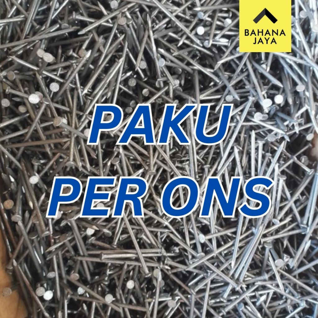 Jual Paku Eceran Per ONS 100gr Paku Kayu 3/4" 1/2" 11/2" 2" 3" 4" 5 ...