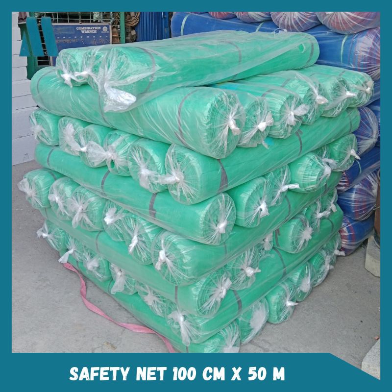 Jual Safety Net Hijau Proyek 100 cm x 50 Meter 1 Roll Termurah | Shopee ...