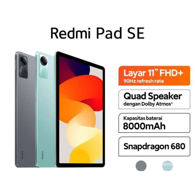 Jual TAB XIAOMI REDMI PAD SE 4/128 ORIGINAL GARANSI RESMI | Shopee ...