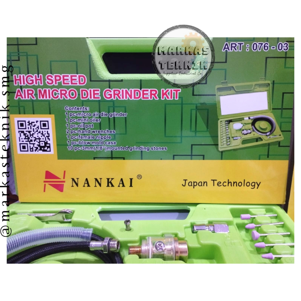 Jual NANKAI Air Micro Die Grinder Kit Komplit / Air Micro Die Grinder ...