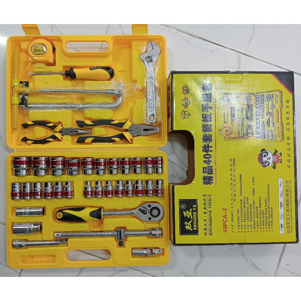 Jual KX Baja - Toolkit - Toolbox 40PCA-2 Set | Toolbox Perkakas Set ...
