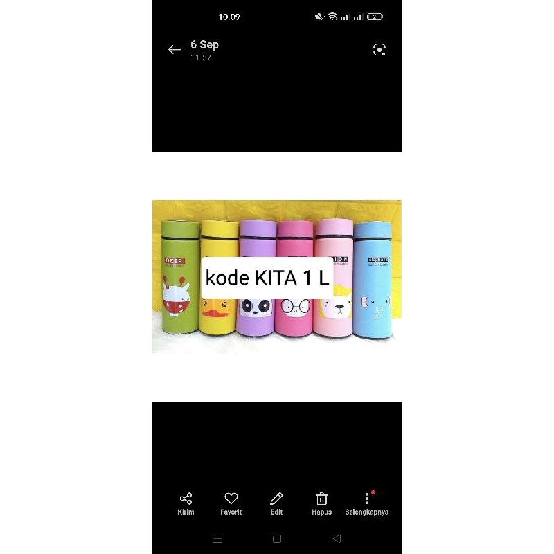 Jual botol kode kita 1 | Shopee Indonesia