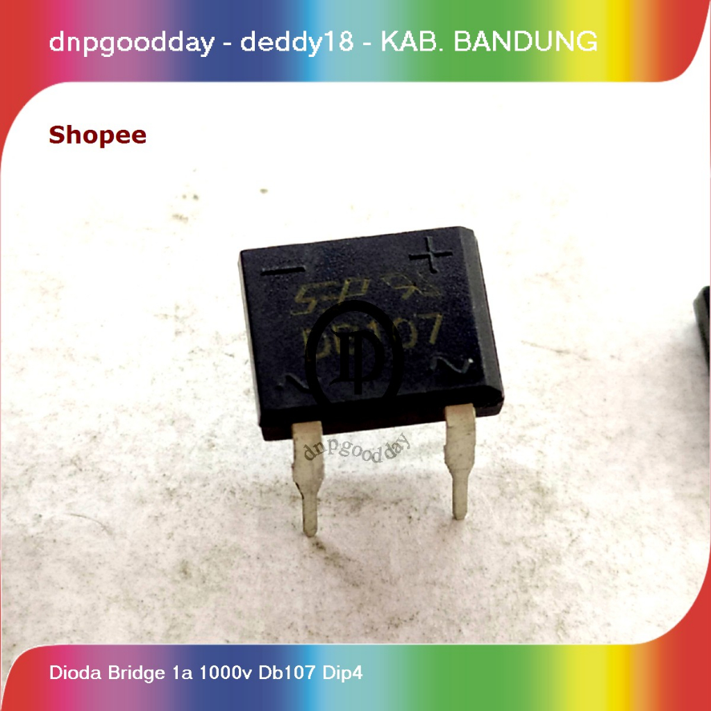 Jual dioda bridge 1a 1000v db107 dip4 | Shopee Indonesia