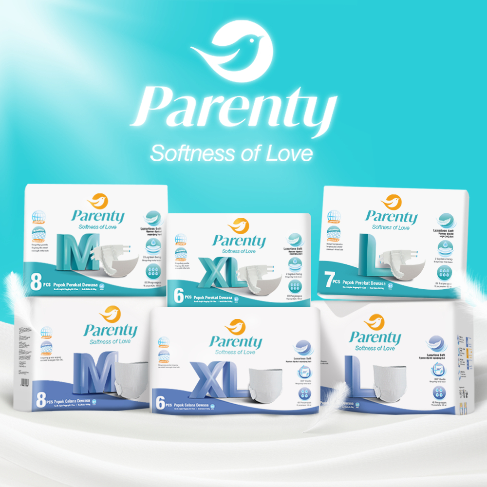 Jual PARENTY Adult Diapers Softness of Love M / L / XL // Popok Celana ...