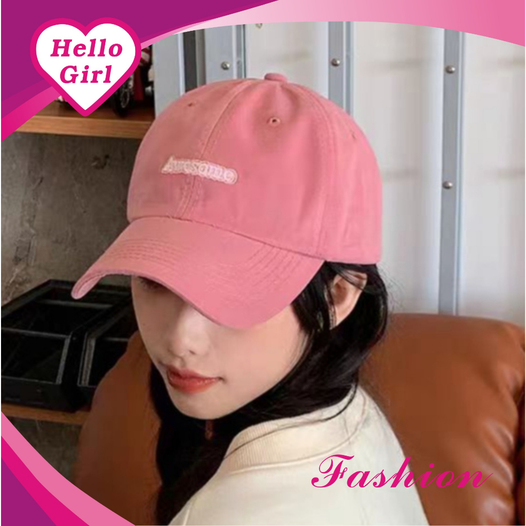 Jual (Hello Girls )MZ47 Topi Wanita Elegant/ Topi Baseball Motif ...