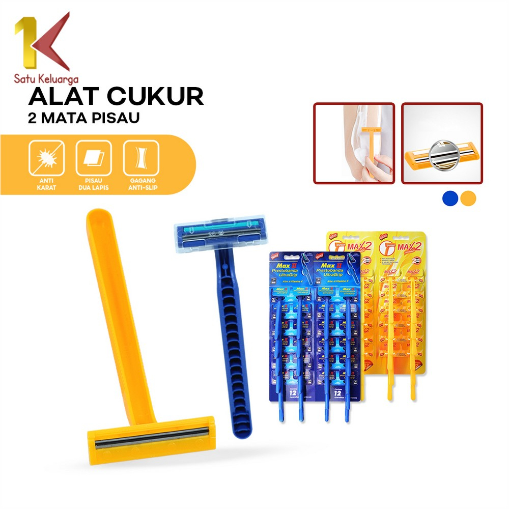 Jual Satu Keluarga Alat Cukur Kumis dan Jenggot 2 Mata Pisau C888 ...