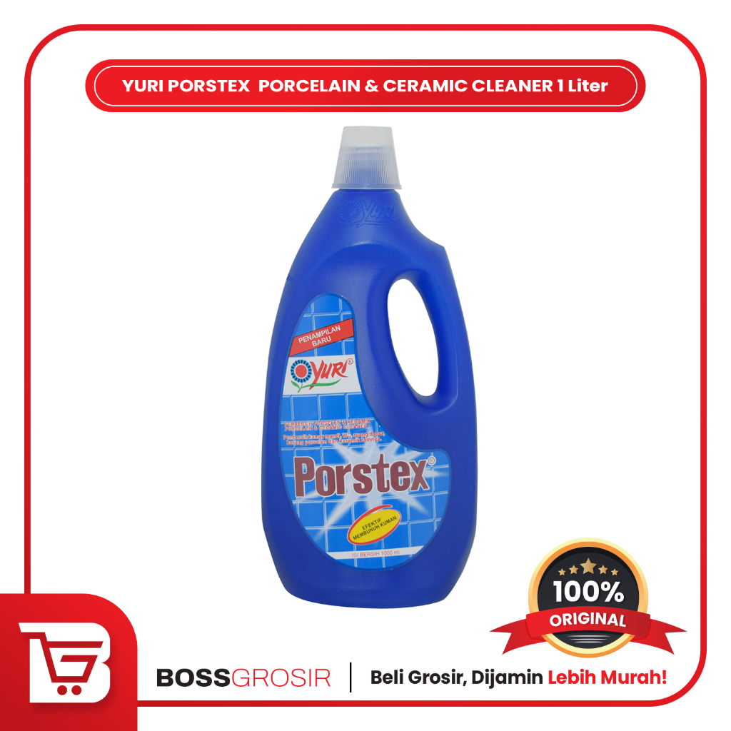 Jual Porstex Porcelain & Ceramic Cleaner Blue (WL) 1000ml Pembersih ...