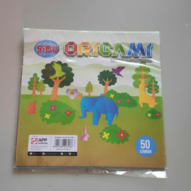 Jual Origami ukuran Besar 20x20 cm isi 50 pcs 12x12 isi 100 lembar ...