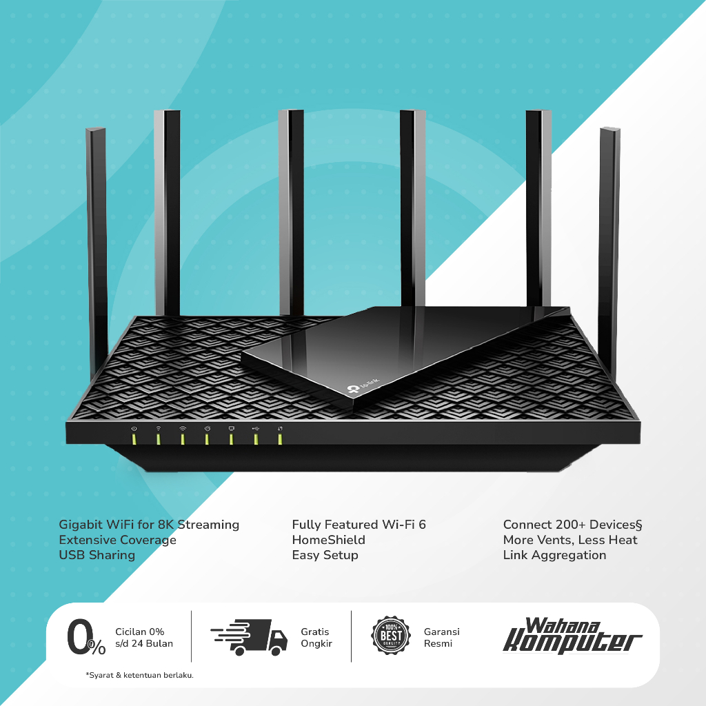Jual TP-Link Archer AX73 AX5400 Wi-Fi 6 Router AX 73 AX 5400 Wifi 6 ...