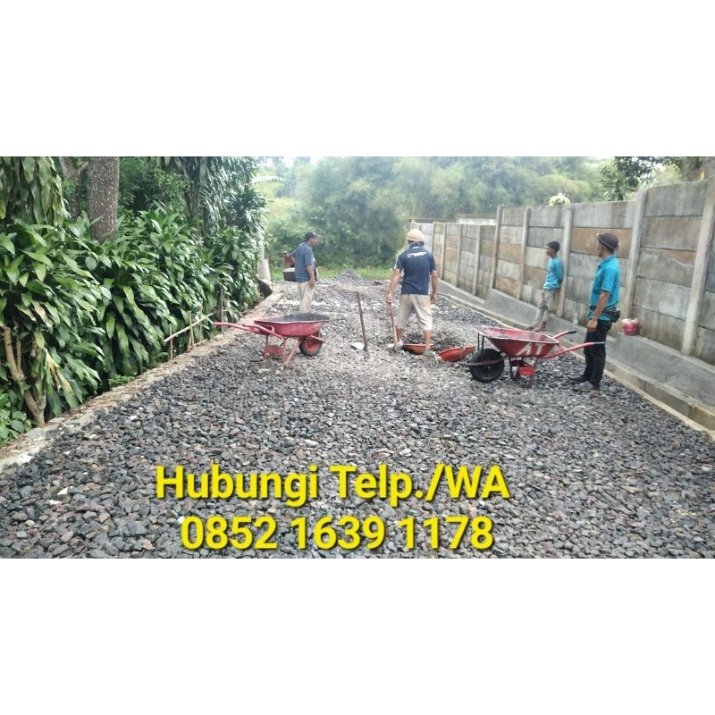 Jual Pembuatan Jalan Beton Hotmix Aspal paving cut and fill land ...