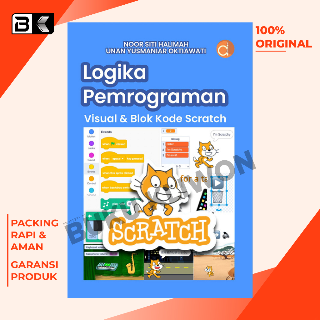 Jual Buku Logika Pemrograman Visual & Blok Kode Scratch - Ali Rachman ...