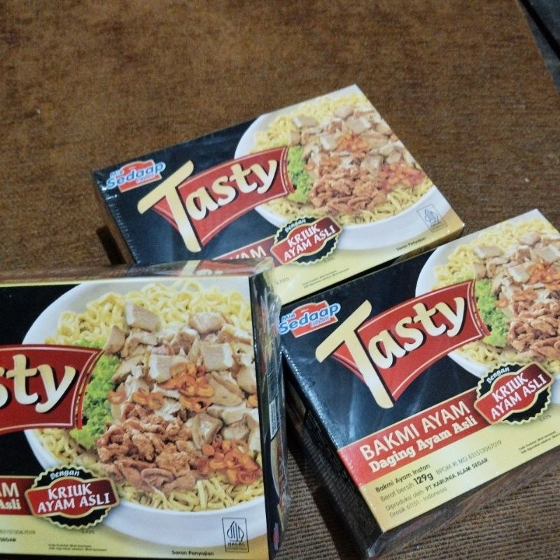 Jual MIE SEDAP TASTY BAKMI AYAM 129 GRAM | Shopee Indonesia