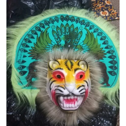 Jual Mainan Topeng Reog Ponorogo Topeng Harimau Macan Barongsai Jaranan ...
