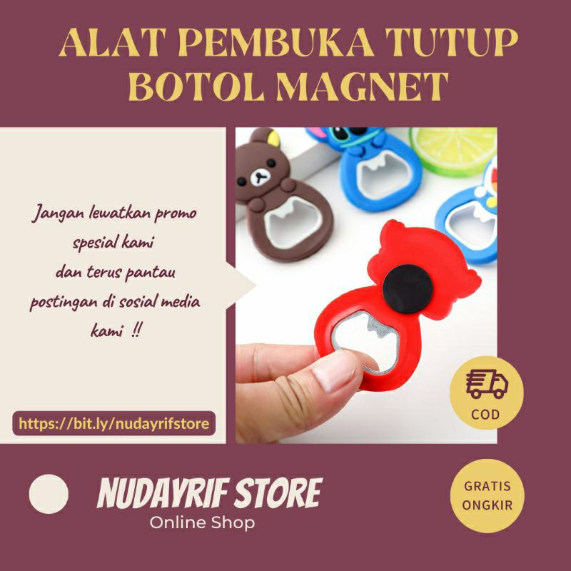 Jual P.17_ALAT PEMBUKA TUTUP BOTOL MAGNET | Shopee Indonesia