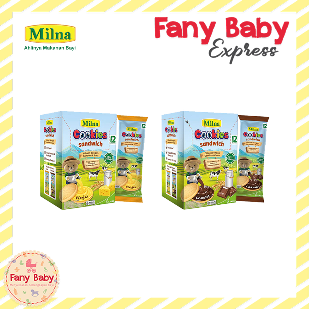 Jual MILNA COOKIES SANDWICH 24GR / SATUAN | Shopee Indonesia