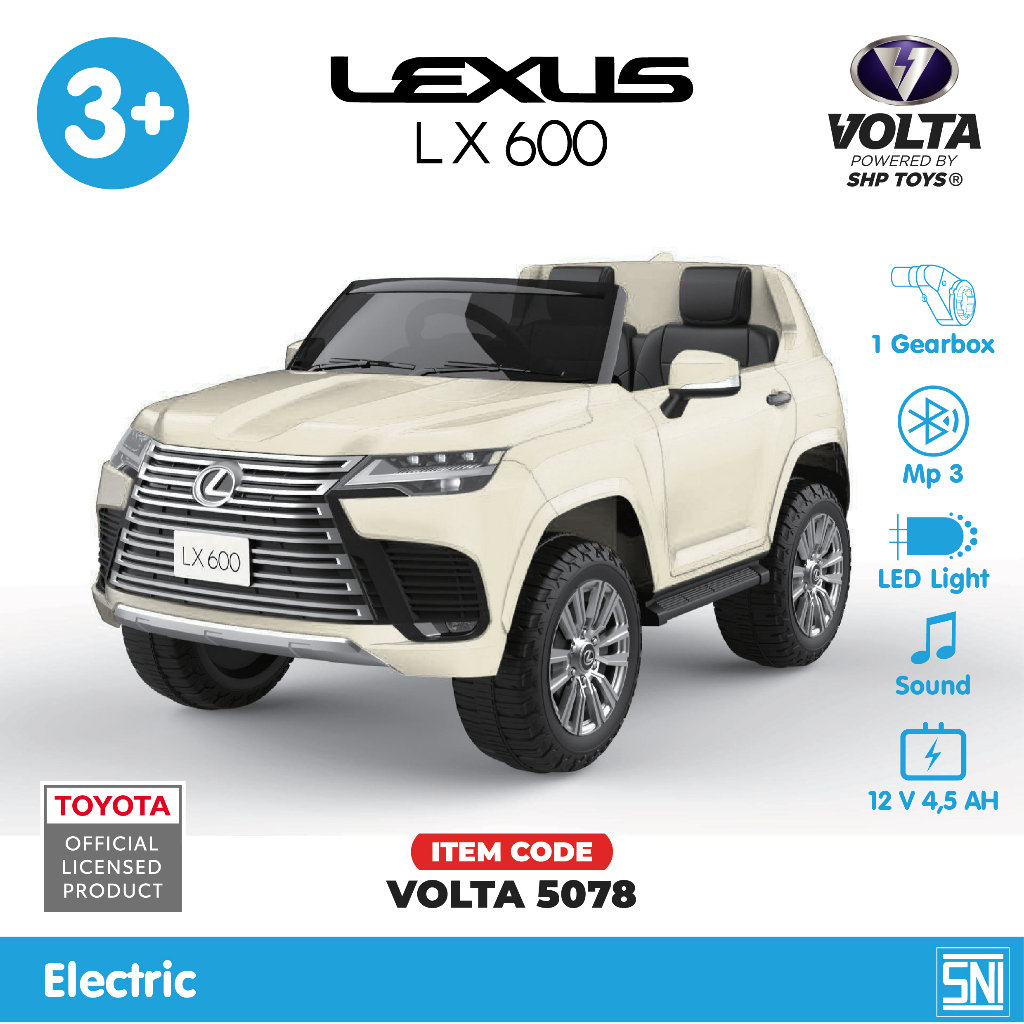 Jual Lexus LX 600 Volta Toys by SHP (Volta 5078) Mobil Mainan Aki ...