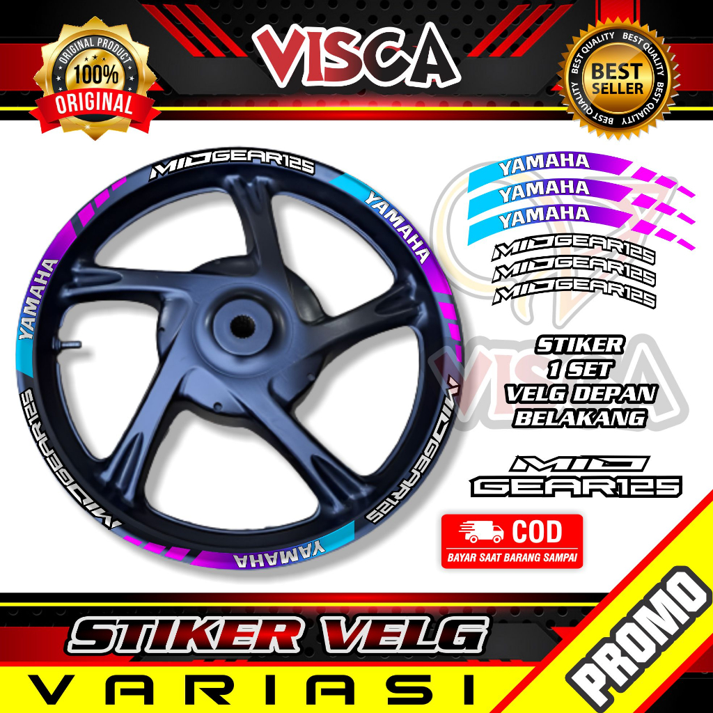 Jual Stiker Velg List Velg Motor Stiker Velg Sticker Velg MIO GEAR ...
