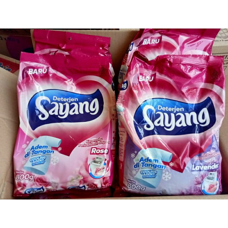 Jual deterjen bubuk sayang 800g | Shopee Indonesia