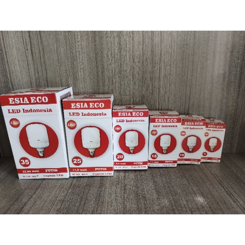 Jual LAMPU LED ESIA 5W/10W/15W/20W/25W/35W | Shopee Indonesia
