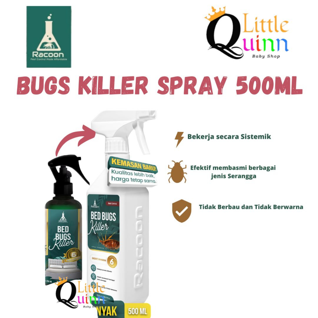 Jual Racoon Bed Bugs Killer 500ml | Shopee Indonesia