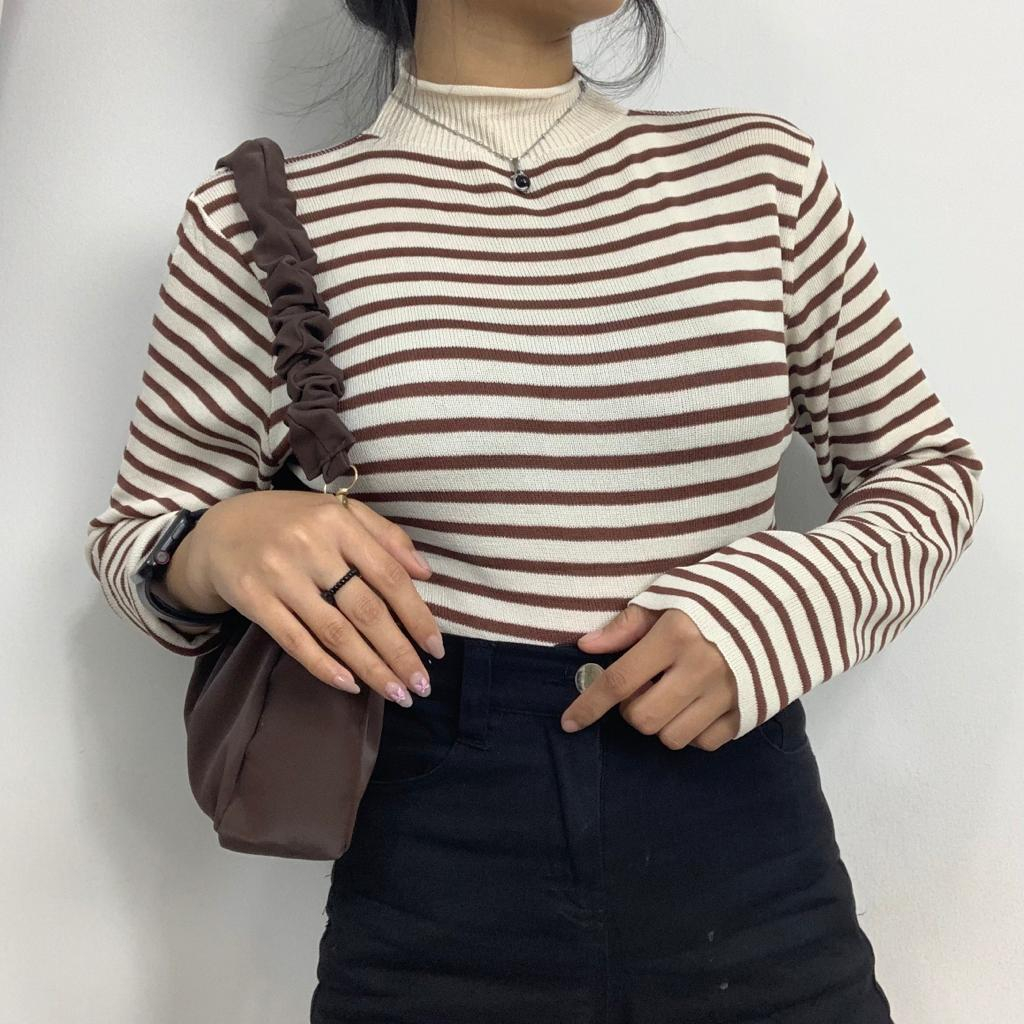 Jual AJWShop TM Inner Rajut Turtleneck Lengan Panjang Model Terbaru ...