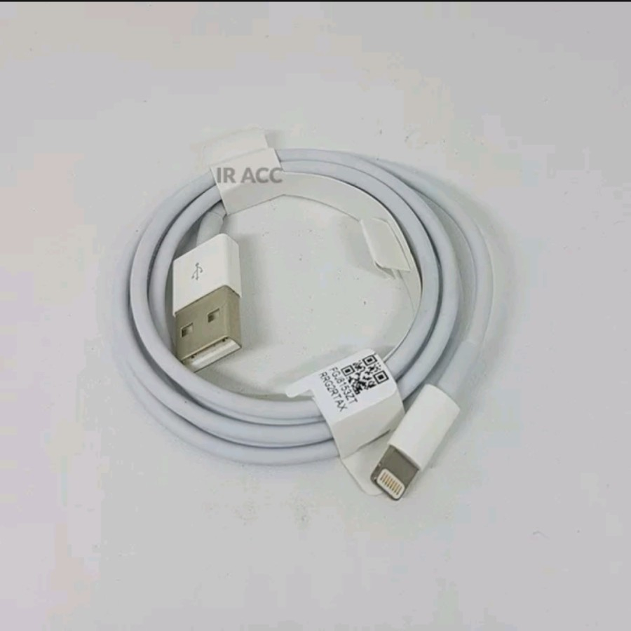 Jual Kabel Data Lightning ORIGINAL100% USB Ligtning Kabel 1 Meter ...