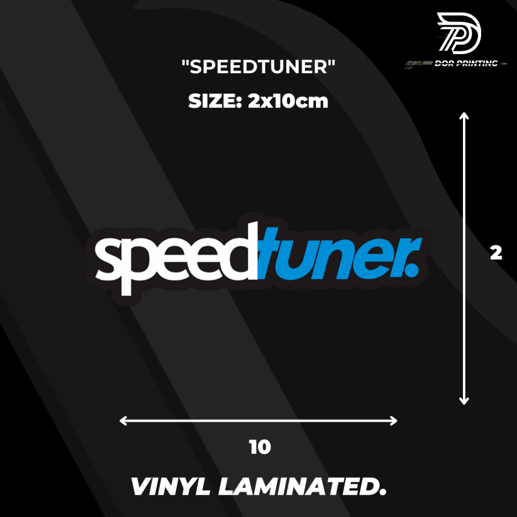 Jual STICKER/ SPEEDTUNER VIRALL KEREN TEKS SPEEDTUNER | Shopee Indonesia