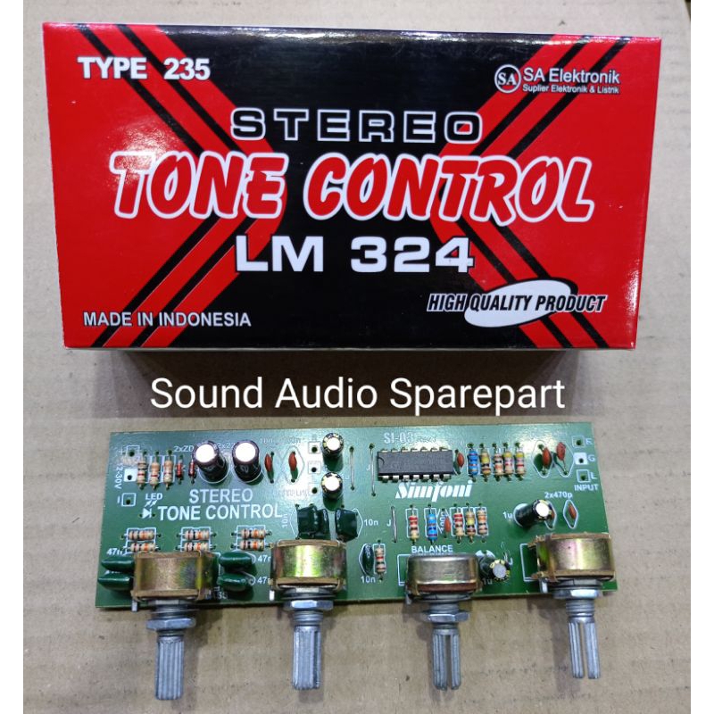 Jual Kit Tone Control Stereo IC LM324 | Shopee Indonesia