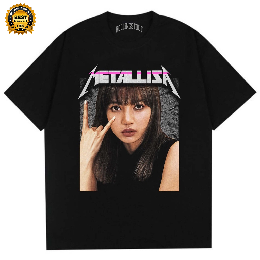 Jual Tshirt - Metallisa Series | Kaos Band | BAJU MUSIK METAL ROCK | Rollingstout | Shopee Indonesia