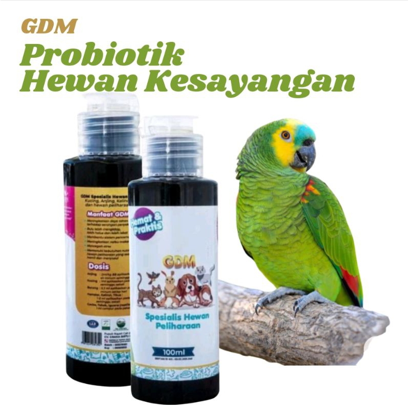 Jual Probiotik Vitamin Hewan Peliharaan. GDM Bio Organic Liquid 100ml ...