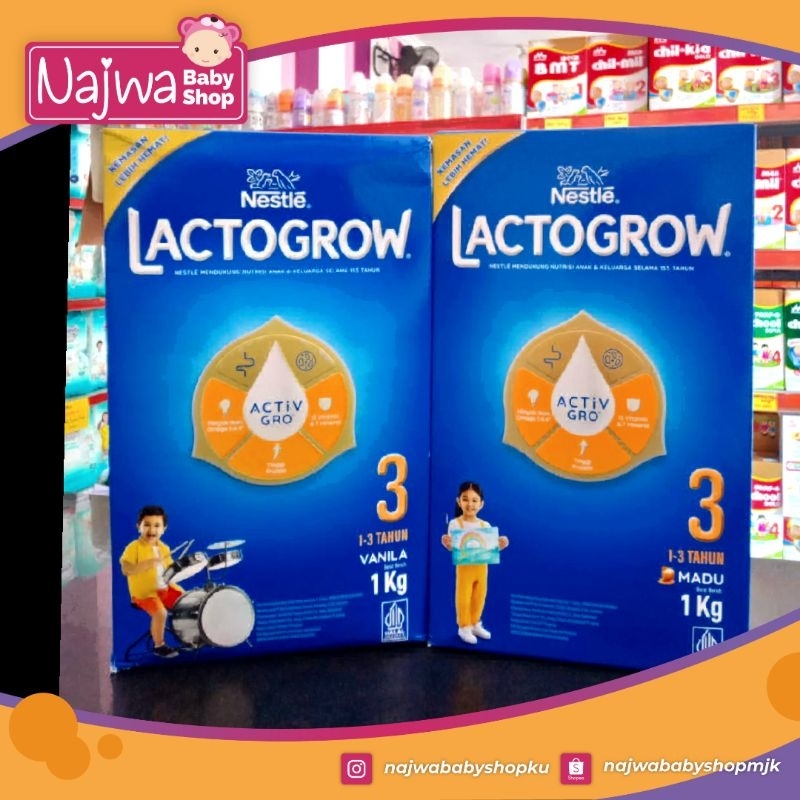 Jual Susu Lactogrow 1-3 tahun 1kg termurah | Shopee Indonesia