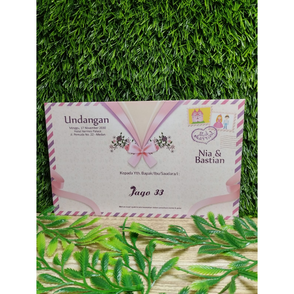 Jual Blangko Undangan Pernikahan Jago 33 Murah | Shopee Indonesia