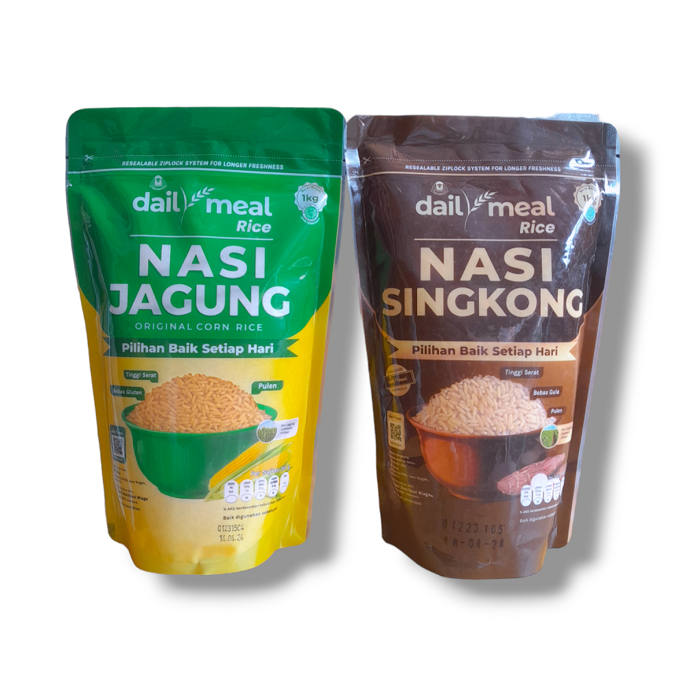 Jual BERAS NASI JAGUNG SINGKONG CORN CASSAVA RICE 1KG | Shopee Indonesia