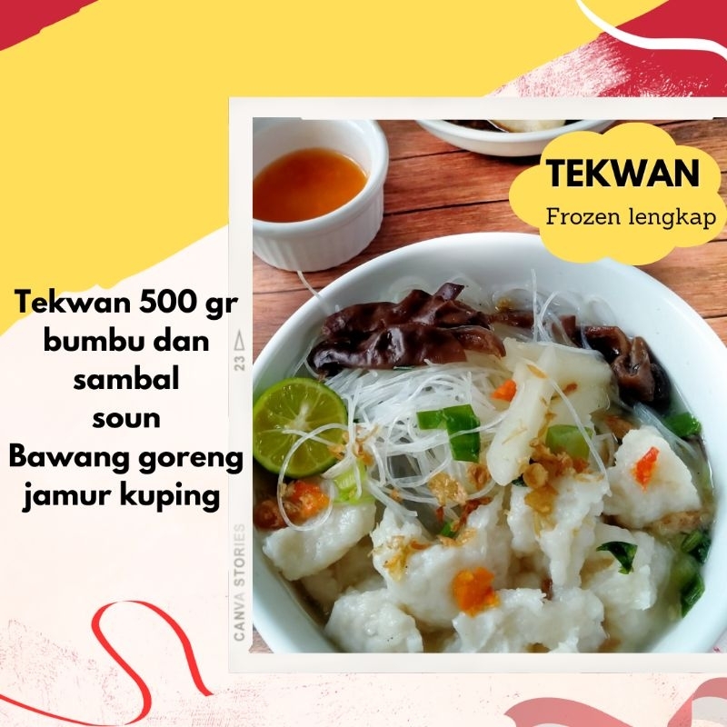 Jual Tekwan Asli Palembang Frozen tekwan instan paket lengkapTekwan ...
