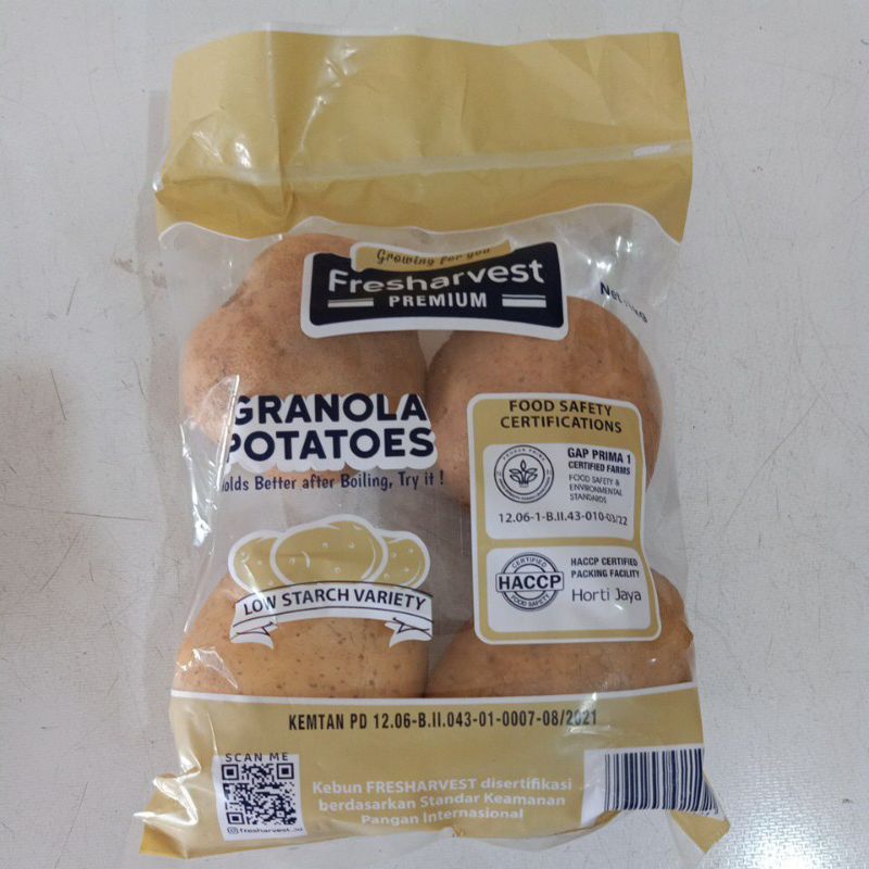 Jual Fresharvest Kentang Granola Potatoes 1 kg | Shopee Indonesia