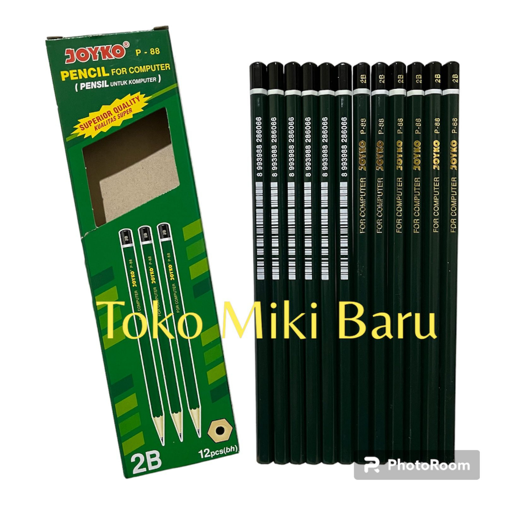 Jual Pensil 2B Joyko P 88 1 BOX 12 PC (1 Lusin) | Shopee Indonesia