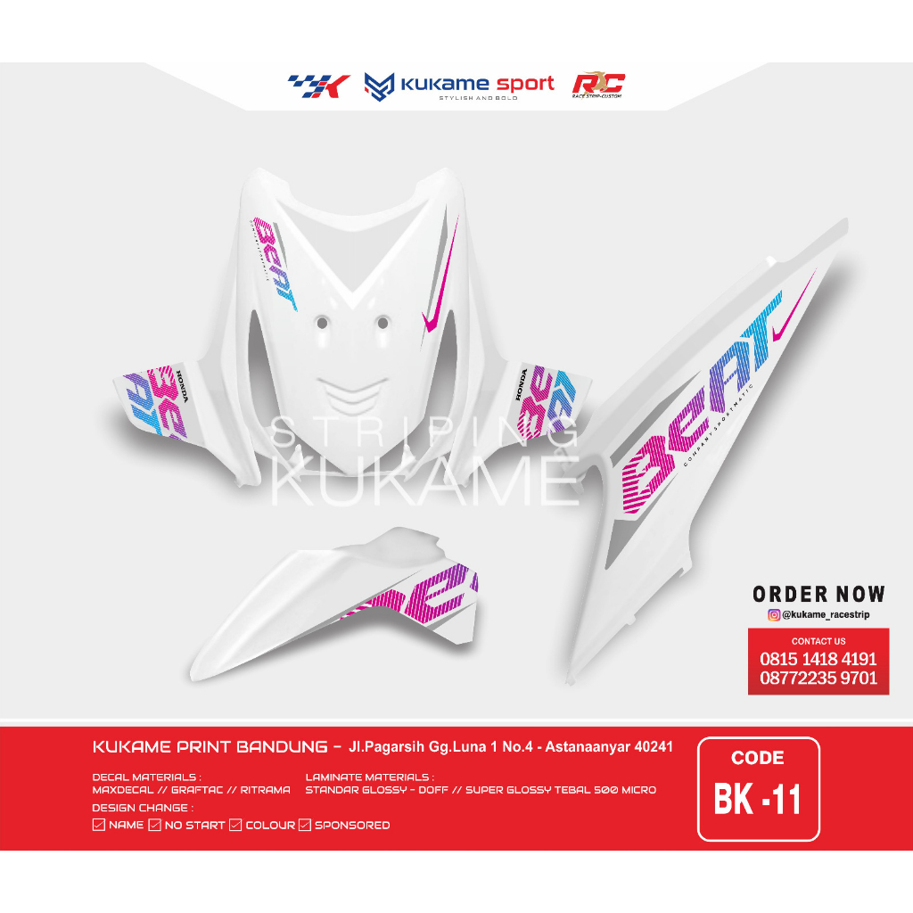 Jual STRIPING BEAT KARBU | Shopee Indonesia