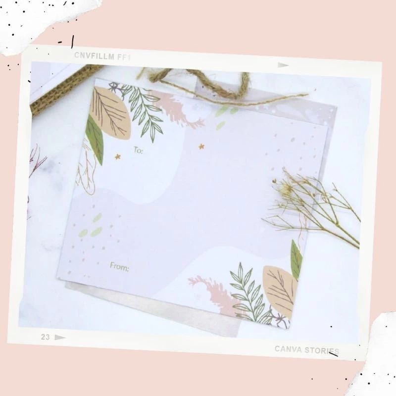 Jual 5pcs Kartu Ucapan/ Greeting Card/ Gift Card/ Kartu Ucapan Kosong ...