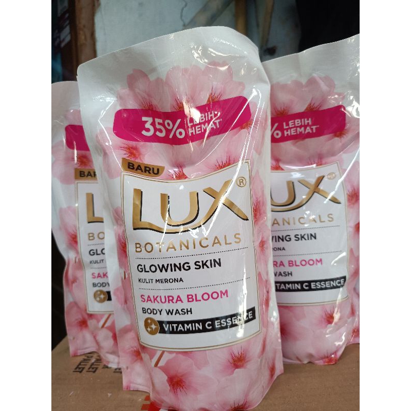 Jual LUX BOTANICALS Sabun Mandi Cair SAKURA BLOOM 825ml | Lux Body Wash 825ml | Shopee Indonesia