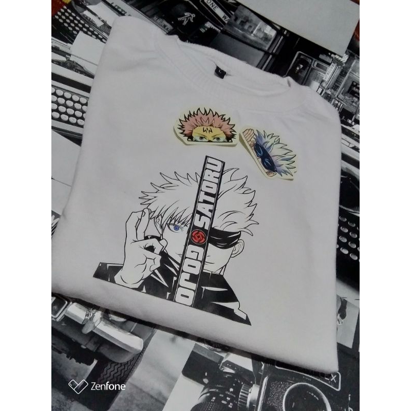 Jual Kaos Sweater Gojo Satoru Lengan Panjang | Shopee Indonesia Jual Kaos Sweater Gojo Satoru Lengan Panjang | Shopee Indonesia