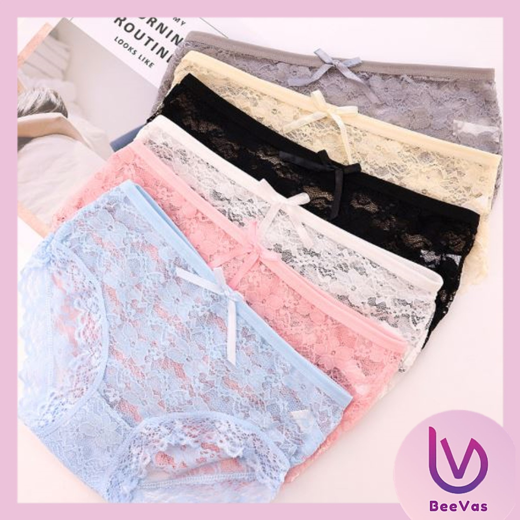 Jual BV.ID CD036 Celana dalam Wanita CD Panties Renda Bunga Women Lace ...