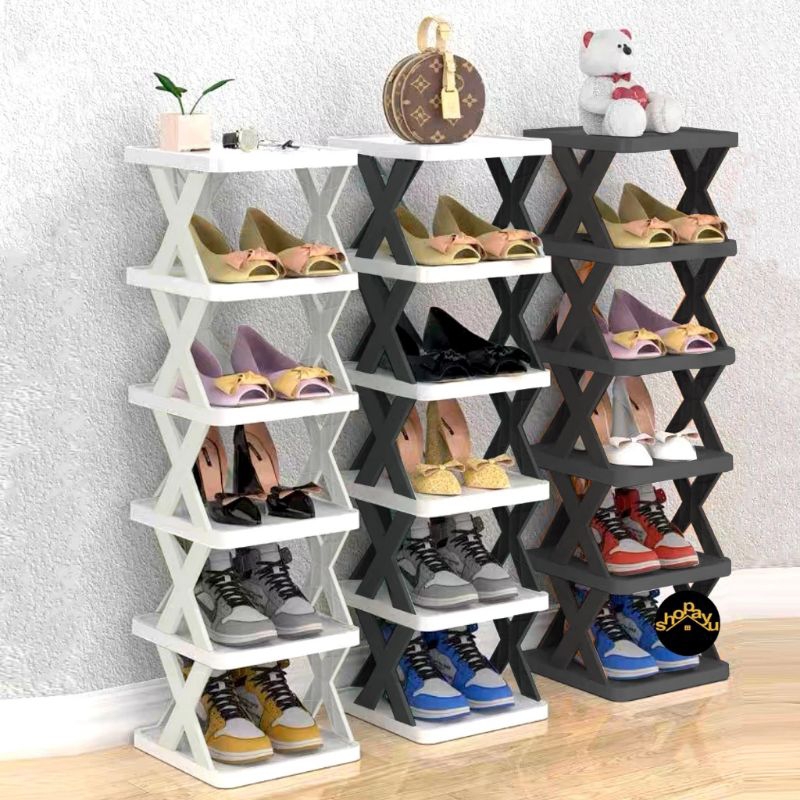 Jual Rak sepatu X tempat sepatu susun rak sendal tempat sendal rak ...