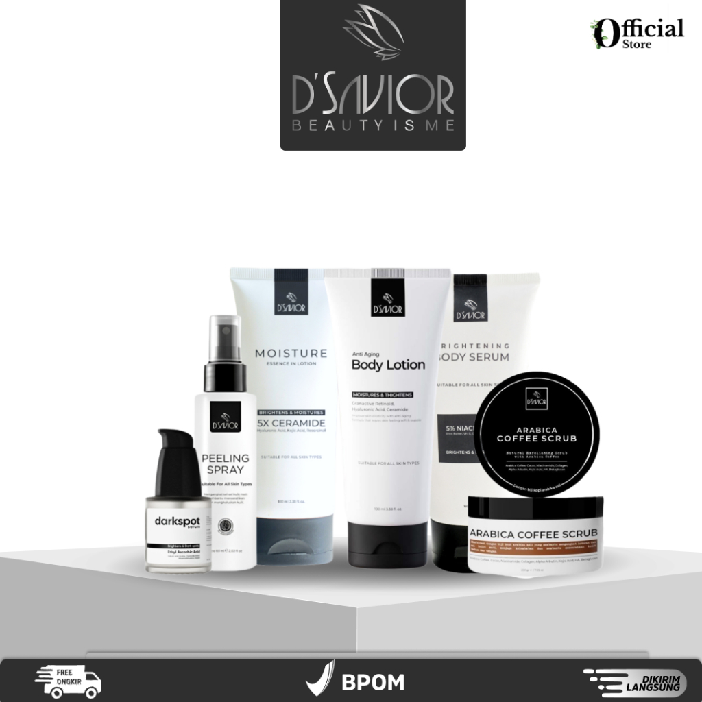 Jual Dsavior Paket Beauty Glowing Pencerah Menghilangkan Daki ...