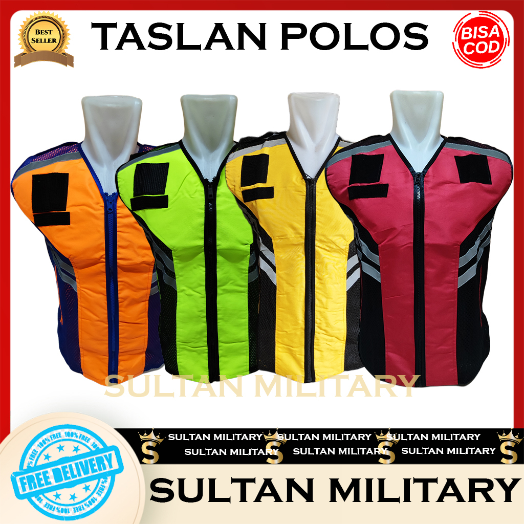 Jual Rompi Polos Bahan Taslan Anti Air Premium Terbaru | Rompi Security ...