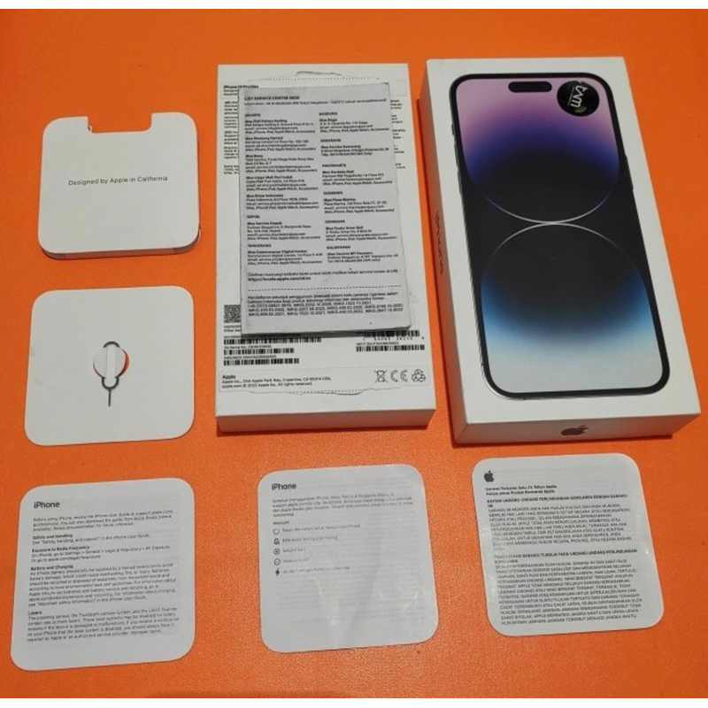 Jual Dus Box iPhone 14 Pro Max Deep Purple iBox Original 100% Copotan ...