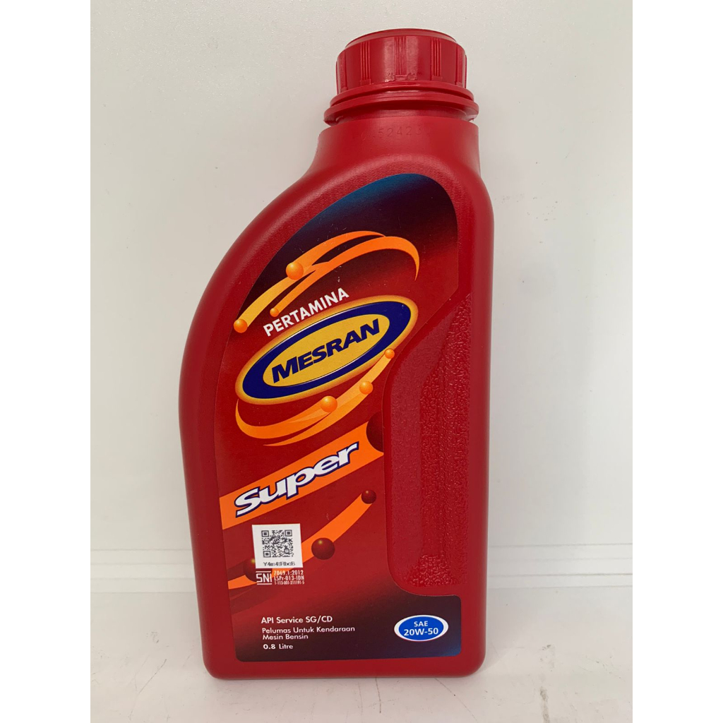 Jual Pertamina Mesran Super Sae 20w/50 800ML , Enduro Sae 20w/50 800ML ...