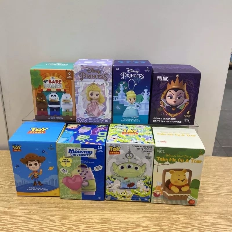 Jual miniso blind box monster inc princess fairy minions crayon sinchan ...