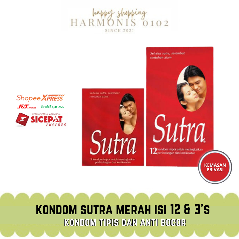 Jual Kondom Sutra Merah isi 24 Pcs - isi 12 pcs - isi 3 - Kondom Tipis ...