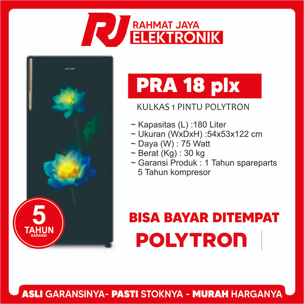 Jual Kulkas Polytron 1 pintu pra 18 plx | Shopee Indonesia