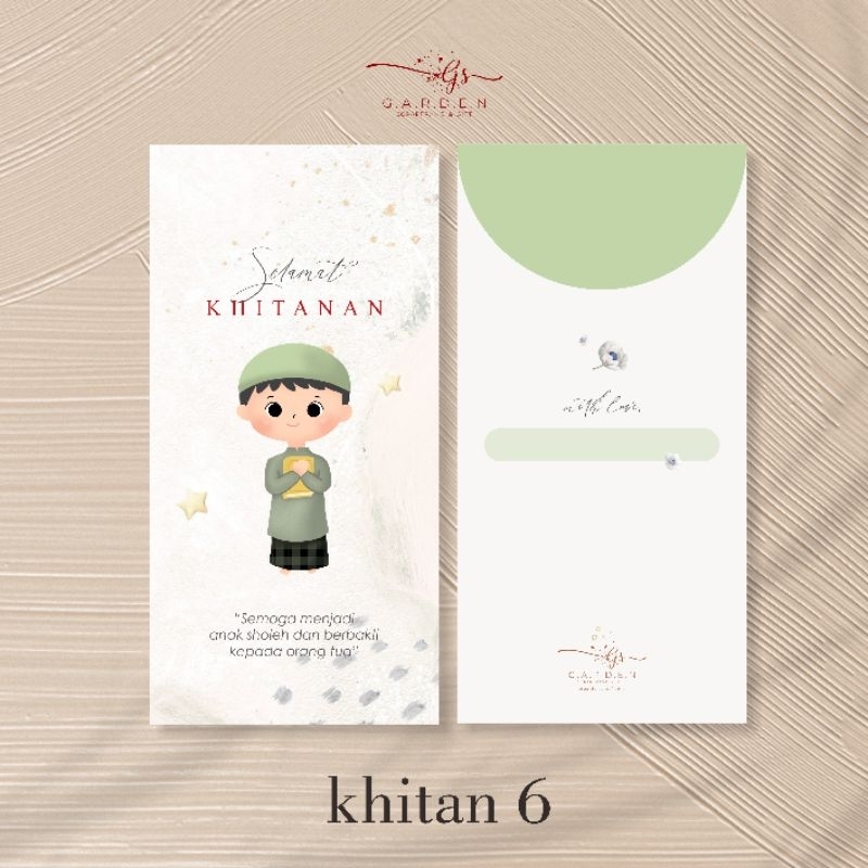 Jual [KHITAN SERIES] CUSTOM NAMA / Amplop Khitan / Amplop Khitanan ...